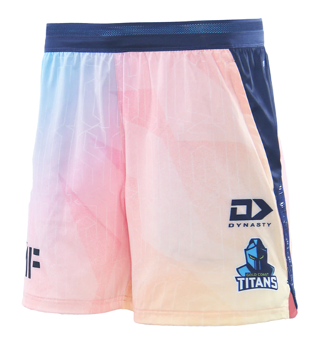 Gold Coast Titans 2026 Mens Gym Shorts – Sunset – Whateva Sports
